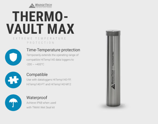 MadgeTech ThermoVault Max Extreme Temperature Thermal Shield
