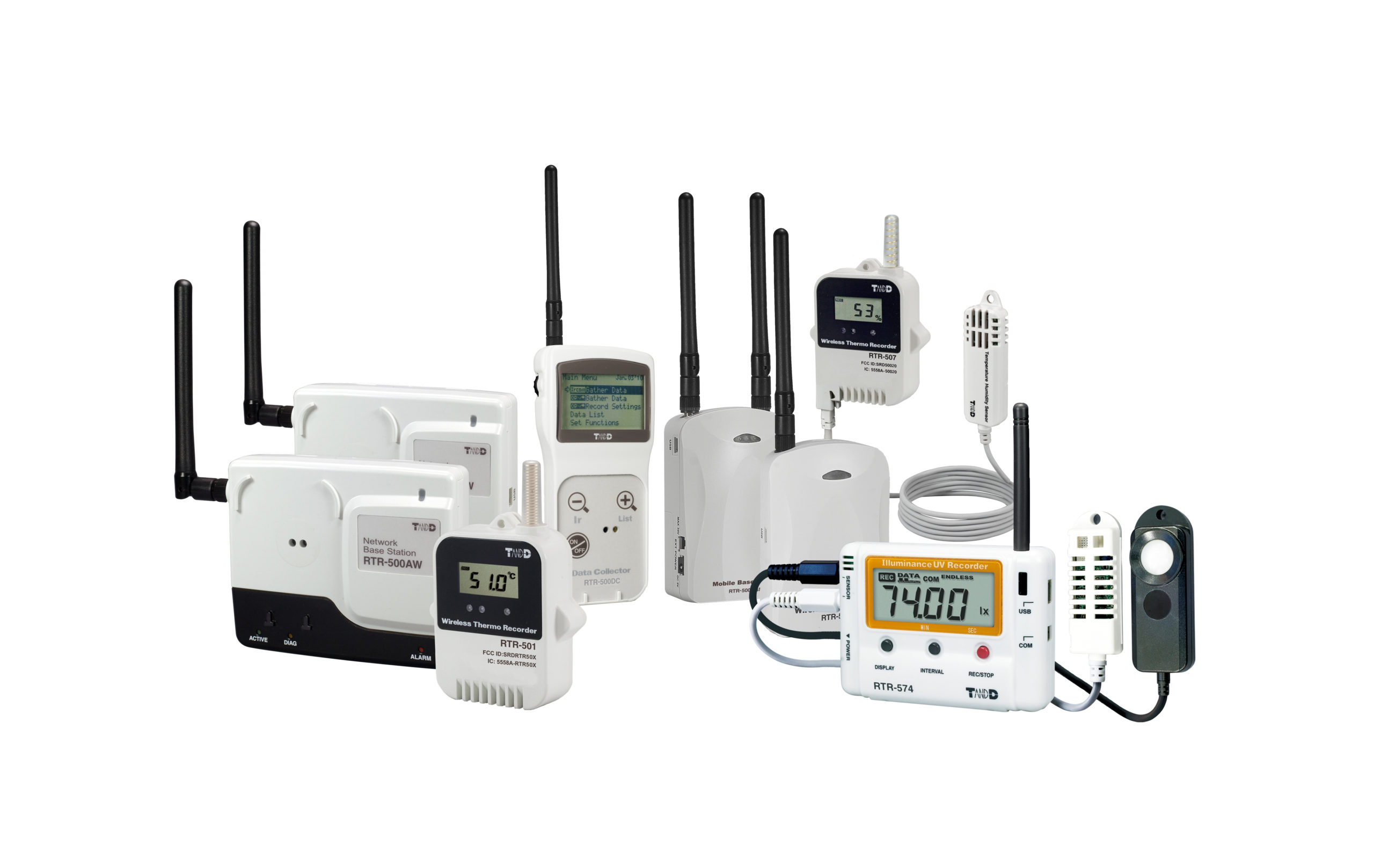 RTR-500DC Hand Held Wireless Data Logger | T&D at Loggershop