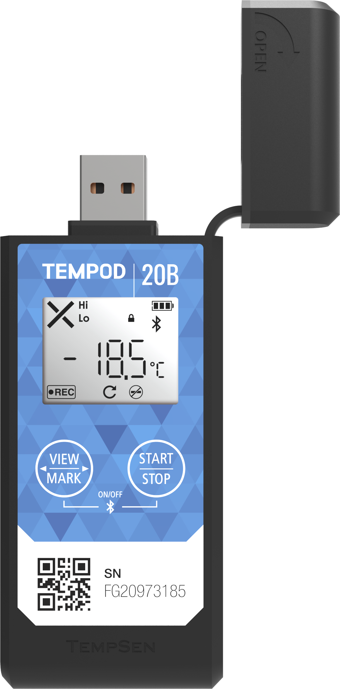 TempSen Tempod 20B Bluetooth Temperature Data Logger – Loggershop