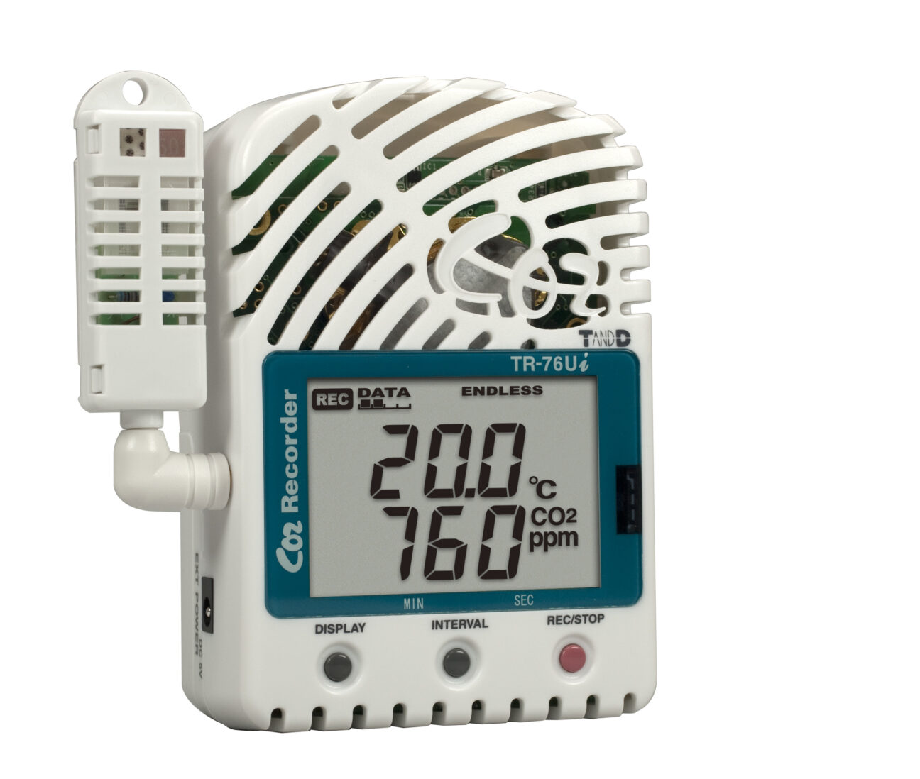 TR-76UI Data Logger with Co2 Temperature & More | T&D
