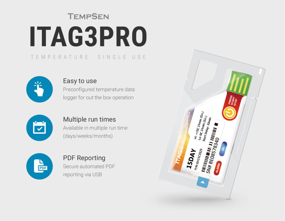 iTag3Pro Single Use USB Temperature Data Logger – Loggershop