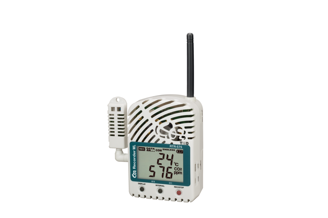 RTR-576H Precision Wireless Data Logger with Co2, Temperature and ...
