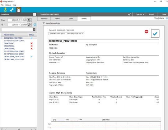 Tempsen Tempcentre and Express Data Logger Software – Loggershop