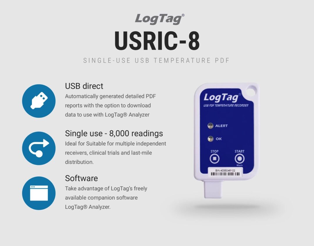 uSric-8 Data logger – Loggershop