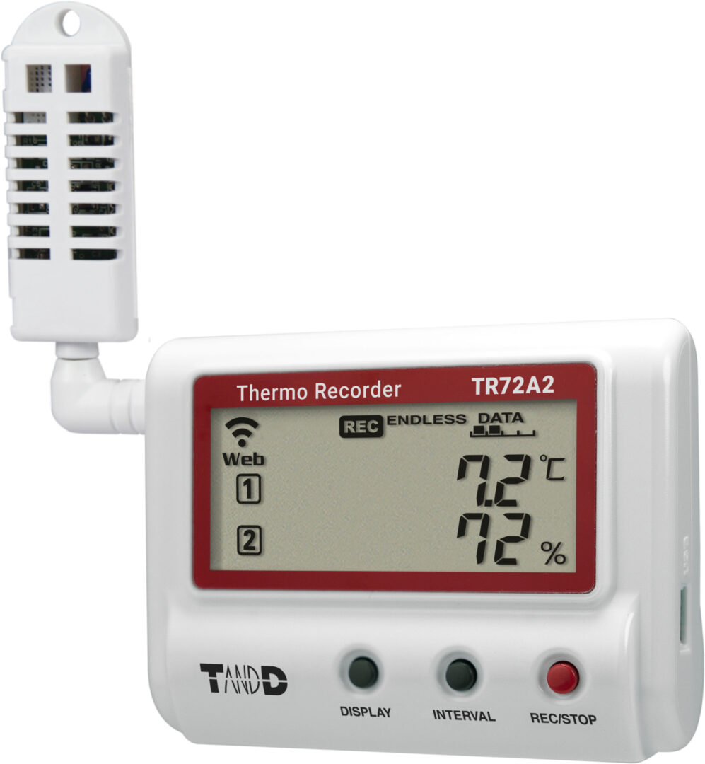 TR72A2 Wi-Fi, Bluetooth and USB Humidity and Temperature Data Logger ...