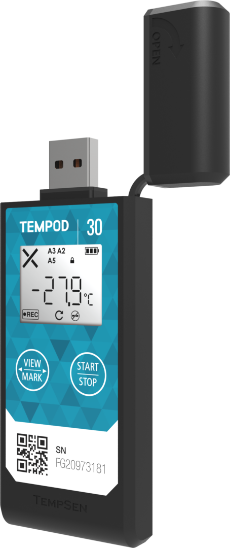 TempSen Tempod 30 Temperature Data Logger – Loggershop